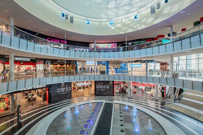 Westfield Mall of Scandinavia - View Stockholm